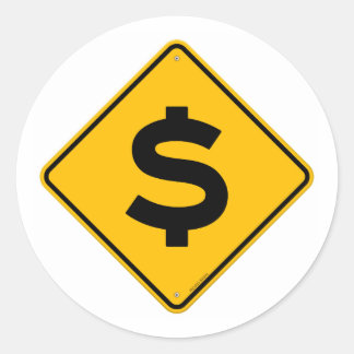 Dollar Sign Stickers | Zazzle.co.uk