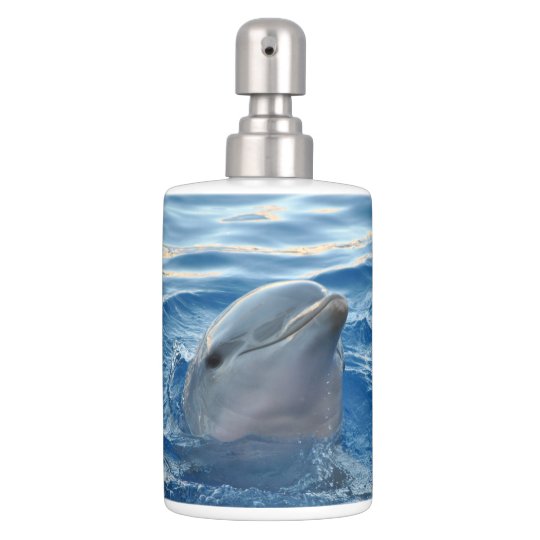 Dolphin Soap Dispenser And Toothbrush Holder | Zazzle.co.uk