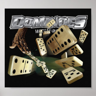 Domino Posters | Zazzle.co.uk