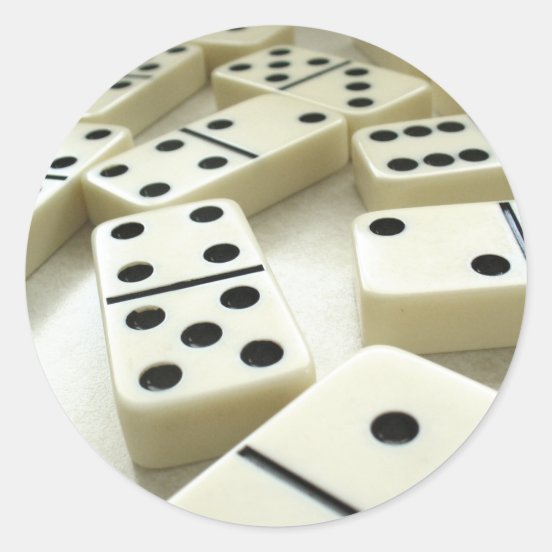 Domino Stickers & Labels | Zazzle UK