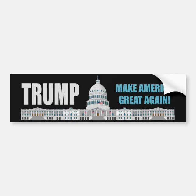 Donald Trump For President Bumper Sticker | Zazzle