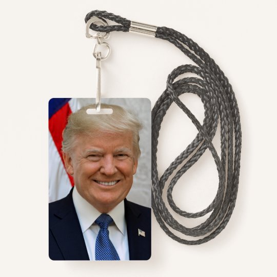 Donald Trump ID Badge | Zazzle.co.uk