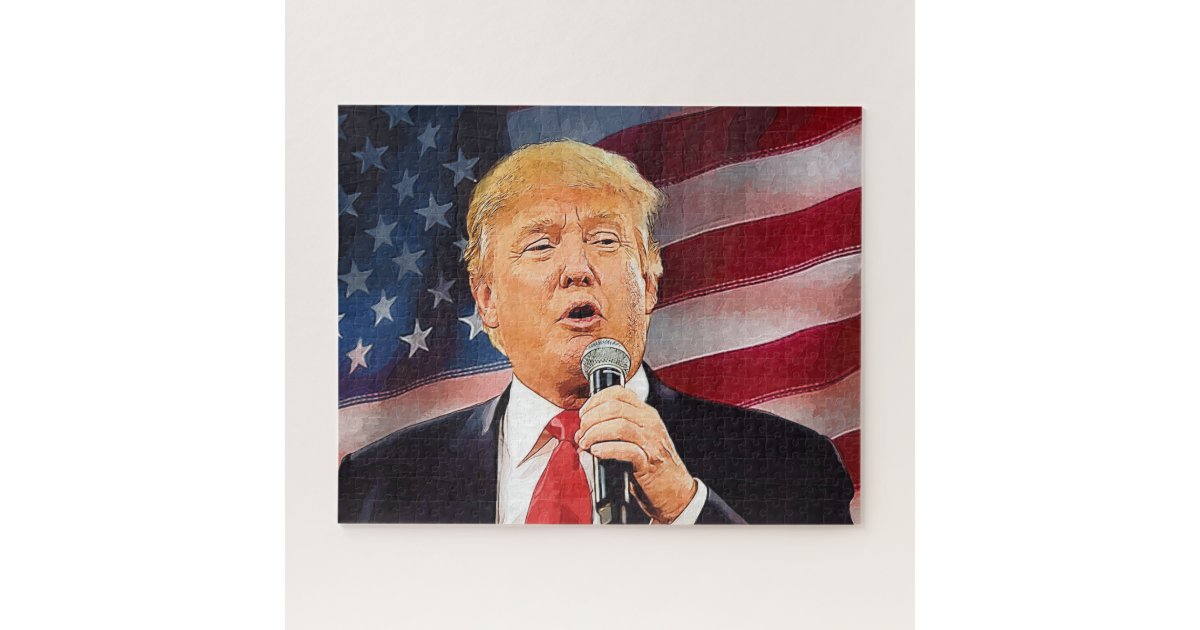 Donald Trump Jigsaw Puzzle | Zazzle