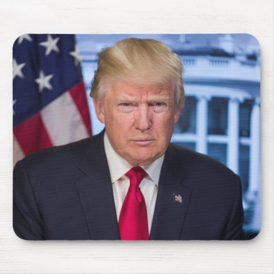 Donald Trump Official Presidential Portrait Mouse Mat | Zazzle.co.uk