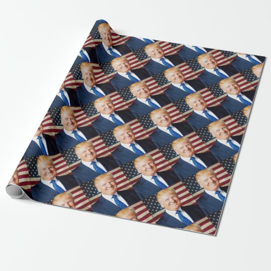 Donald Trump Wrapping Paper | Zazzle.co.uk