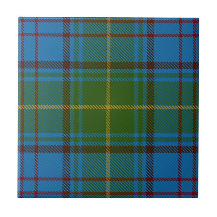Donegal County Irish Tartan Tile | Zazzle