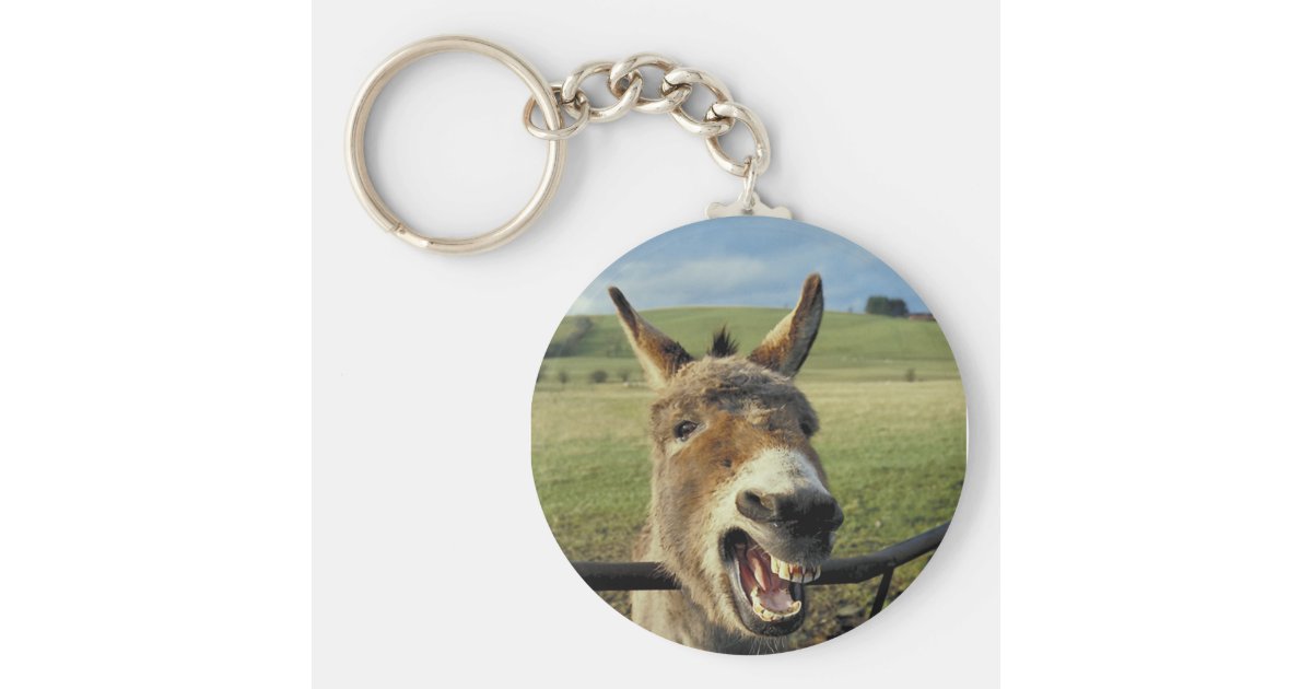 Donkey Key Ring | Zazzle