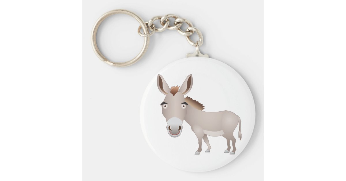 Donkey Key Ring | Zazzle
