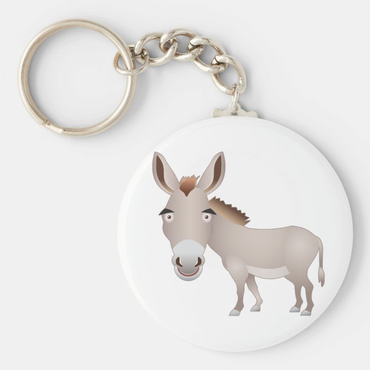 Donkey Key Ring | Zazzle