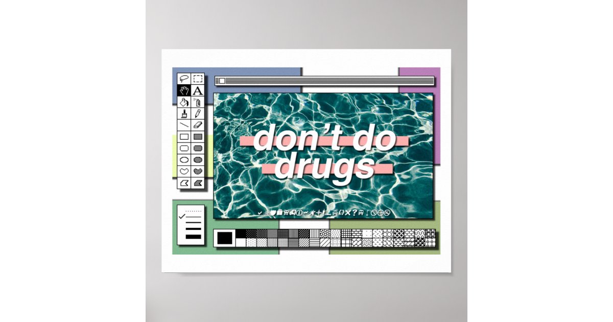don't do drugs :( poster | Zazzle