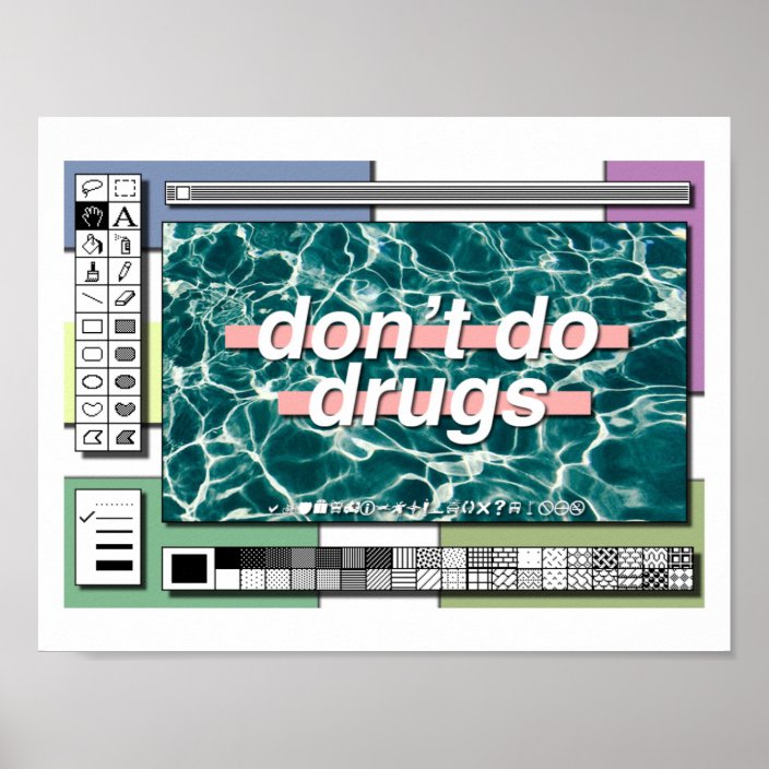 don't do drugs :( poster | Zazzle.co.uk