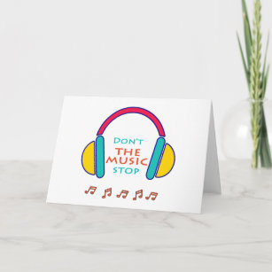 Headphones Cards | Zazzle UK