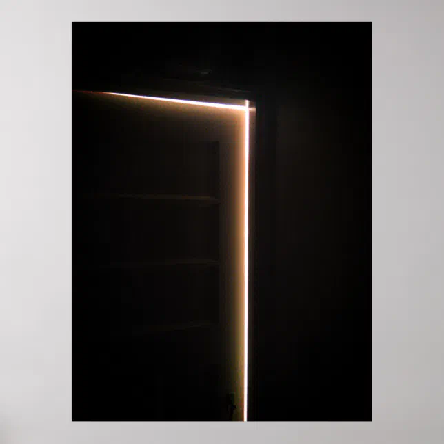 Door Ajar Light Poster | Zazzle