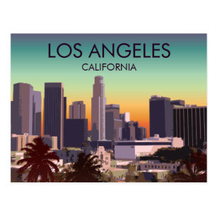Los Angeles Postcards | Zazzle UK