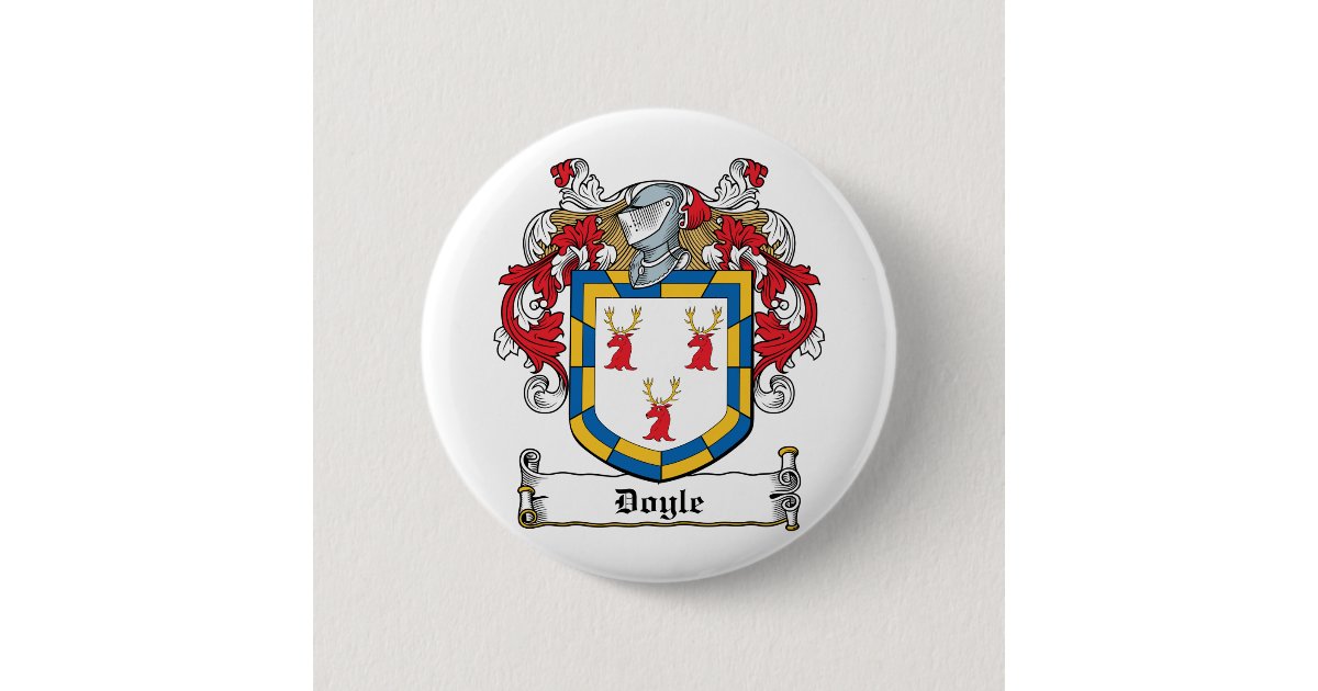 Doyle Family Crest 6 Cm Round Badge | Zazzle