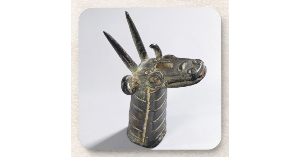 Dragon, symbol of the god Marduk, Late Assyrian Pe Coaster | Zazzle