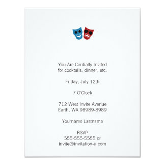 Drama Invitations & Announcements | Zazzle.co.uk