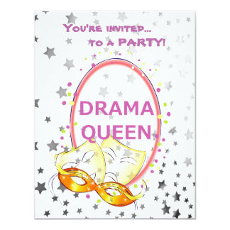 Drama Invitations & Announcements | Zazzle.co.uk