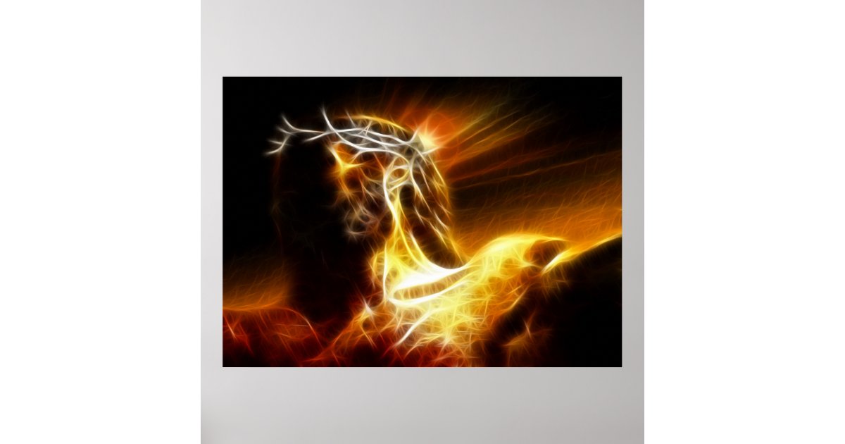 Dramatic Jesus Crucifixion Poster | Zazzle