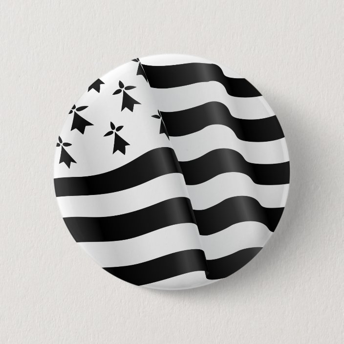 Drapeau breton (Breton flag) 6 Cm Round Badge | Zazzle.co.uk