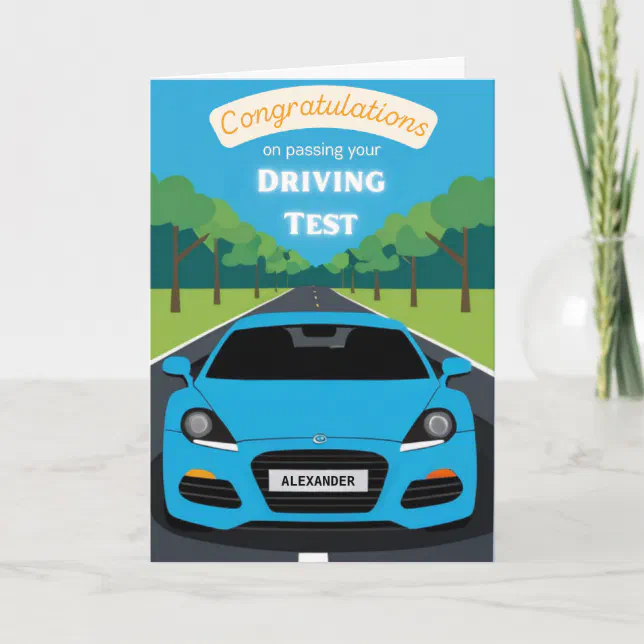 Driving Test Congratulations You’ve Passed Card | Zazzle