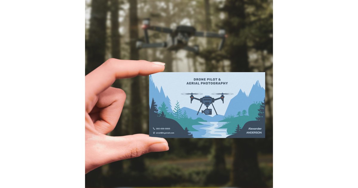 Drone Pilot Business Card | Zazzle