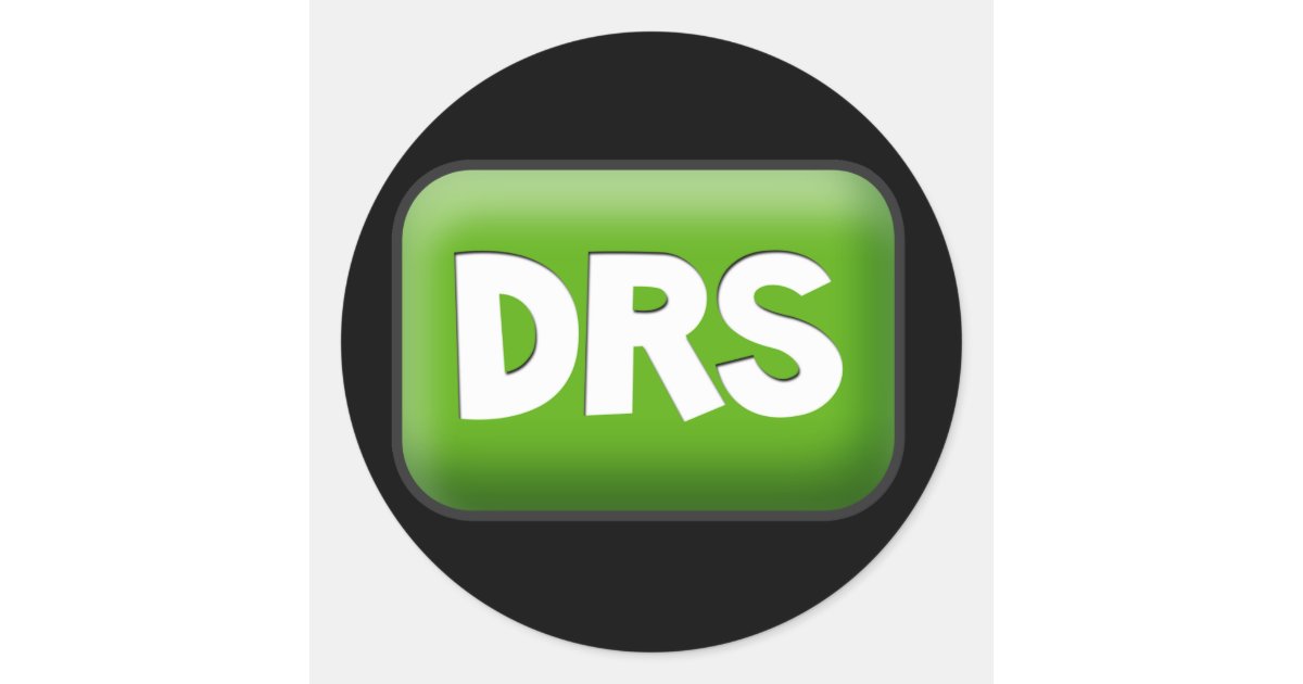 DRS CLASSIC ROUND STICKER | Zazzle
