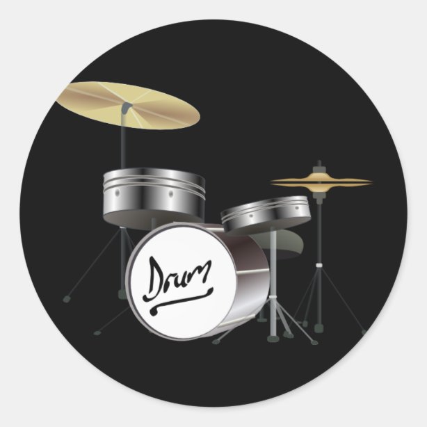 Drum Kit Stickers & Labels | Zazzle UK