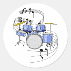 Drums Stickers & Labels | Zazzle UK