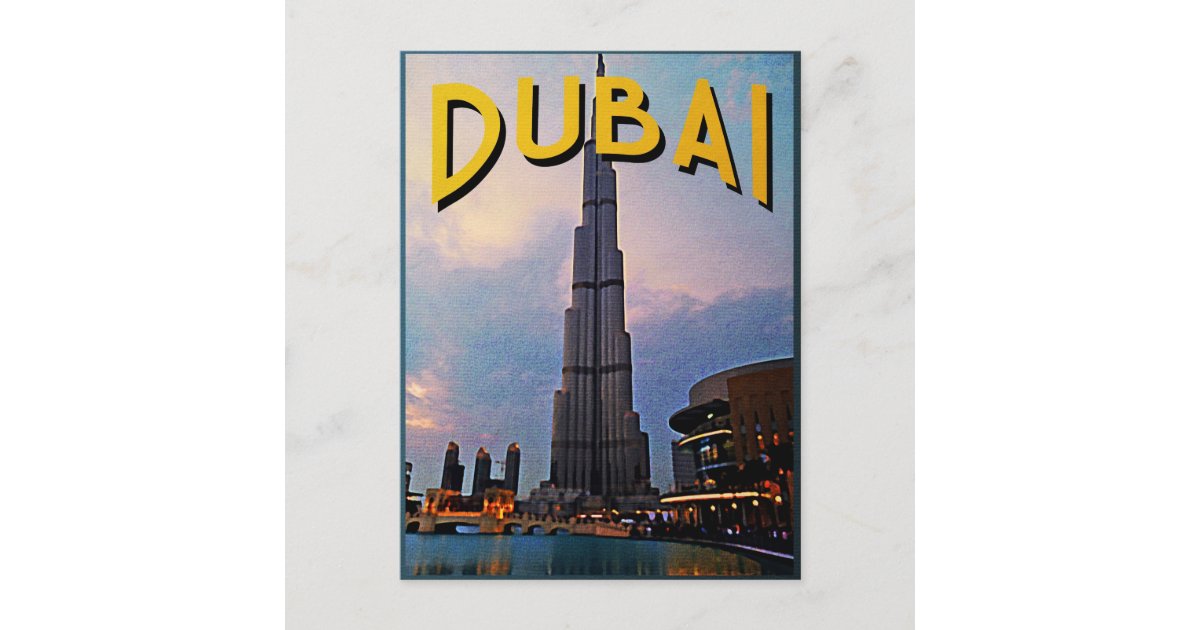 Dubai Travel Postcard | Zazzle