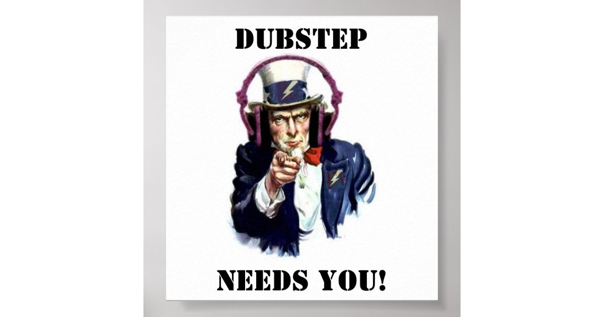 Dubstep poster | Zazzle