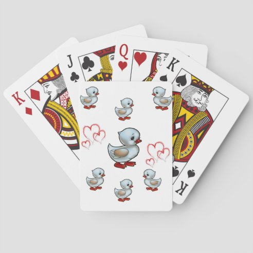 Ducks Playing Cards | Zazzle UK