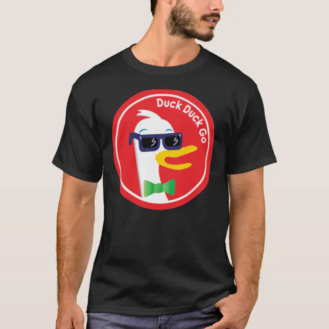 Duckduckgo Sunglasses Icon Logo Logo T-Shirt | Zazzle