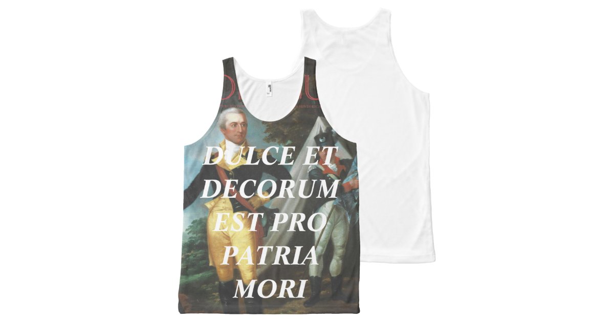Ducle Et Decorum Est Pro Patria Mori - Tank Top | Zazzle