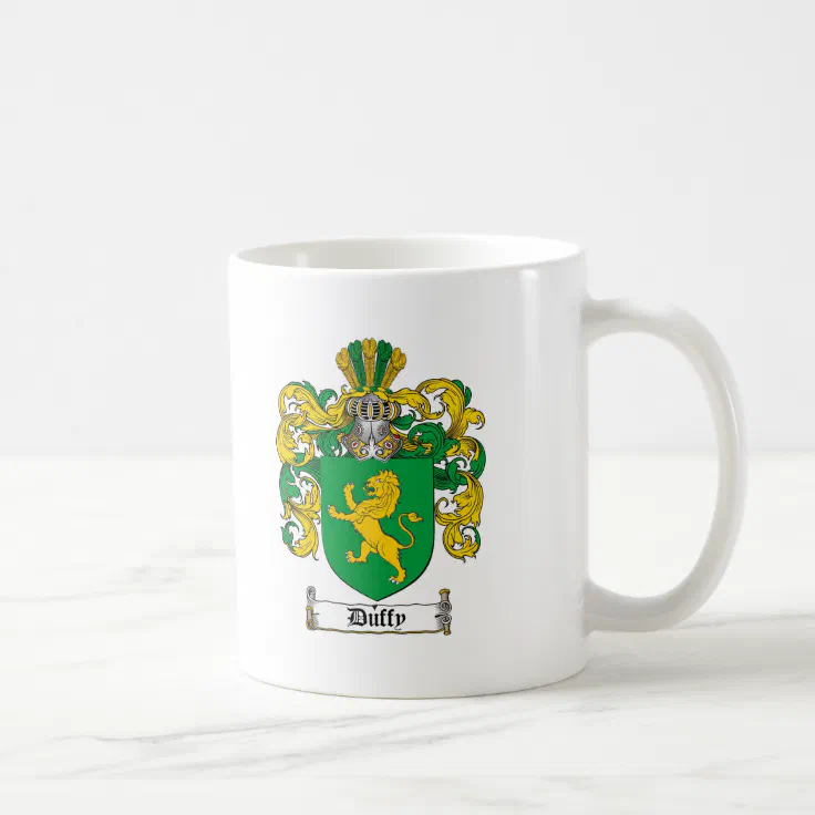 DUFFY FAMILY CREST - DUFFY COAT OF ARMS COFFEE MUG | Zazzle