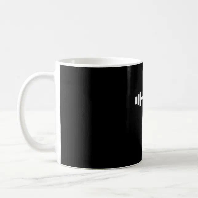 Dumbbell Barbell Cross Christian Gym Workout Coffee Mug | Zazzle
