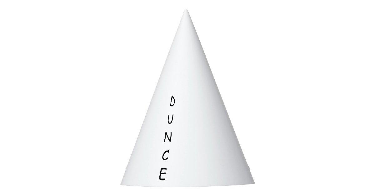 Dunce hat | Zazzle