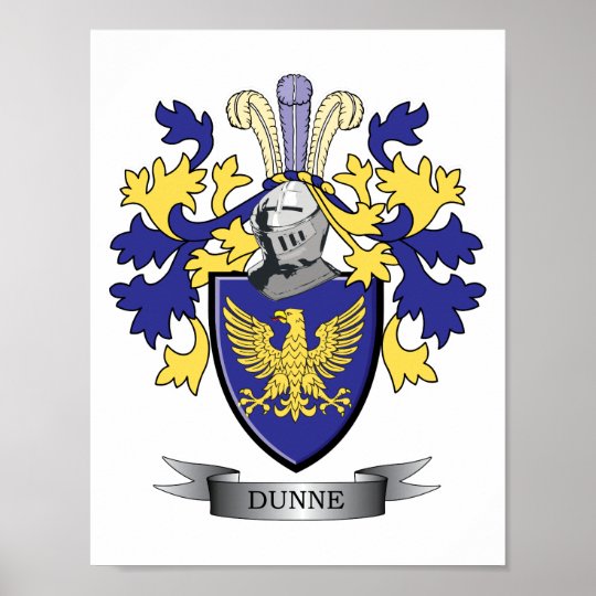 Dunne Coat of Arms Poster | Zazzle.co.uk