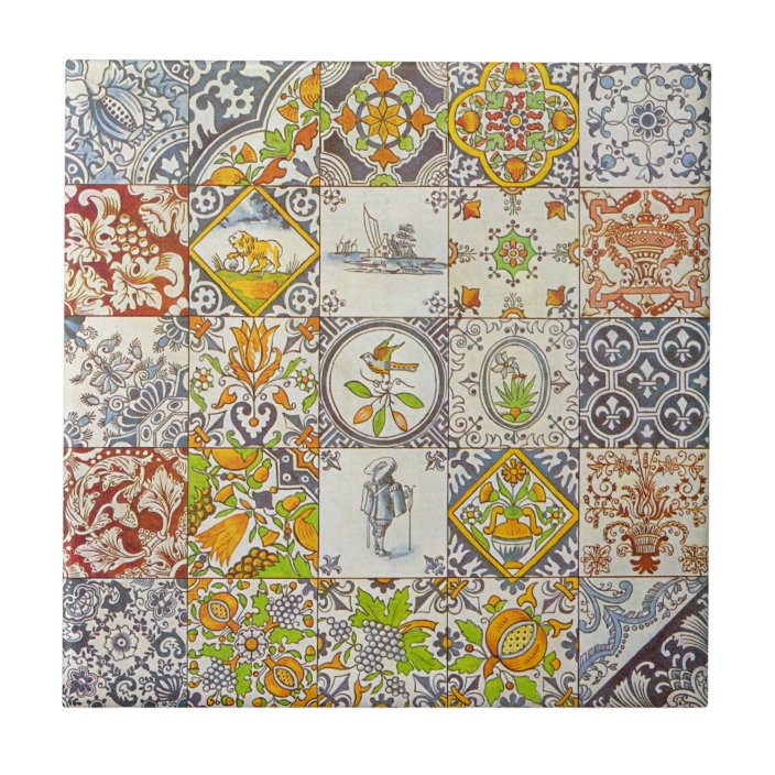 Dutch Ceramic Tiles Tile | Zazzle.co.uk