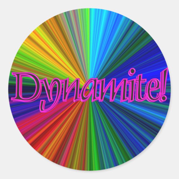 Dynamite Stickers & Labels | Zazzle UK