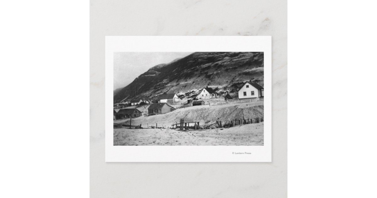 Early Scene of Kodiak, Alaska Photograph Postcard | Zazzle