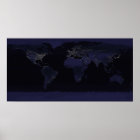 World at night poster | Zazzle.co.uk