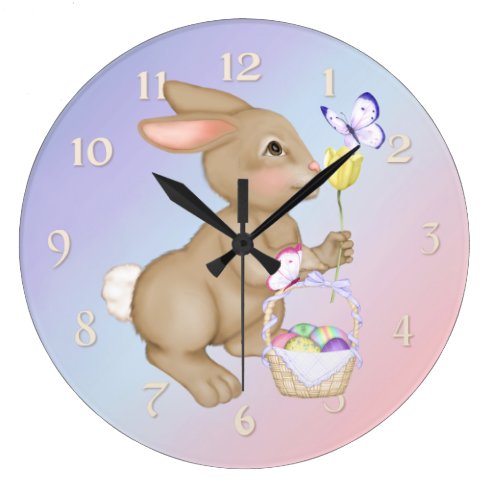 Easter Egg Wall Clocks | Zazzle UK