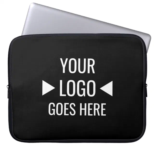 Easy Custom Corporate Business Logo Laptop Sleeve | Zazzle