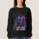 Eat Trash Racoon Panda Rave Old School Pilot Sung Sweatshirt | Zazzle