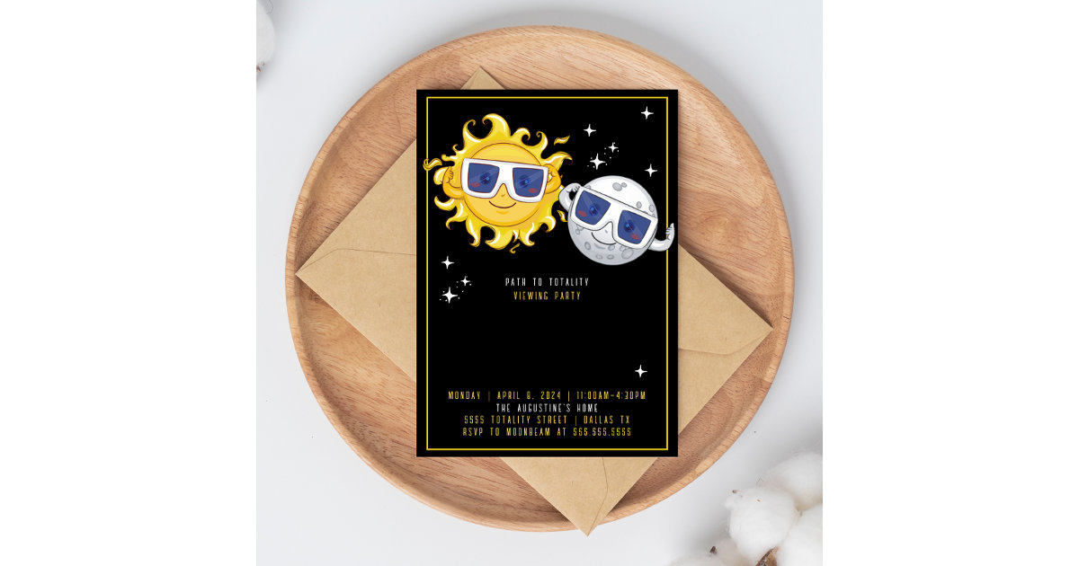 Eclipse Viewing Party Invitation | Zazzle