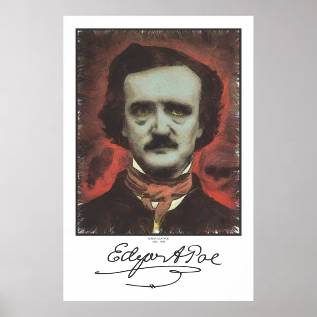 Edgar Allen Poe Poster | Zazzle