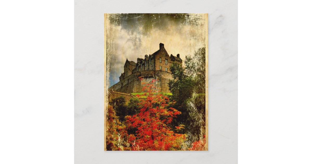 Edinburgh Castle Postcard | Zazzle