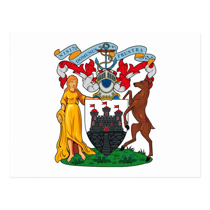 Edinburgh Coat of Arms Postcard | Zazzle.co.uk