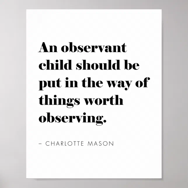 Educational Inspirational Modern Minimalist Poster | Zazzle
